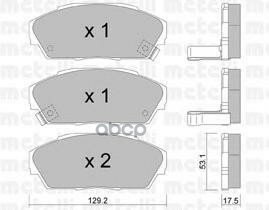 Колодки тормозные Metelli арт. 2201710
