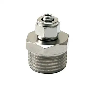 Переходник металлический 1/4" трубка на 1/2" резьба наружная