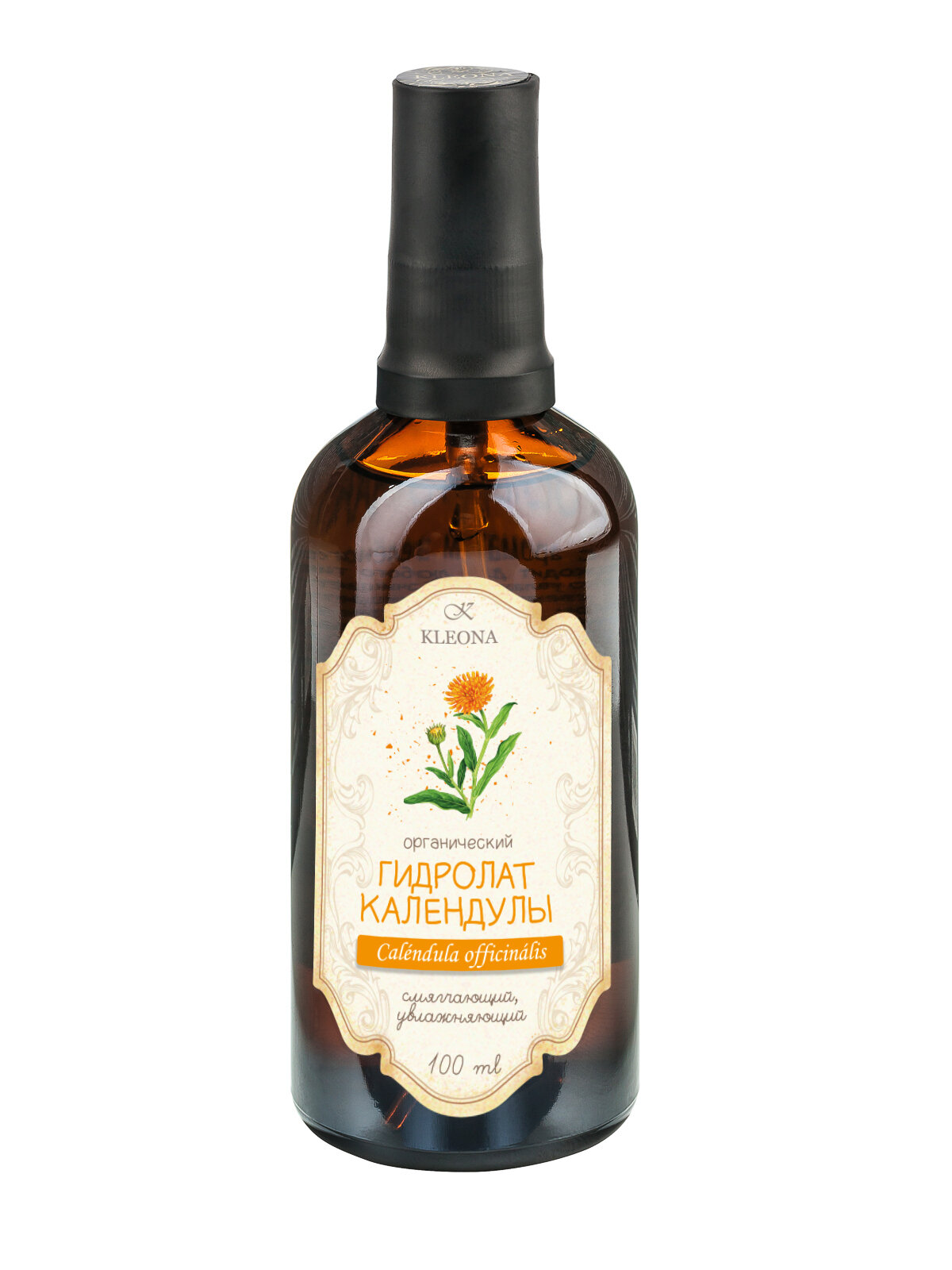 Гидролат Kleona "Календула", для всех типов кожи лица, 100мл
