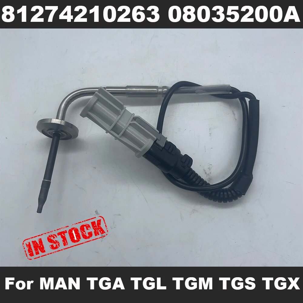 Датчик температуры выхлопных газов 2V5261583 для MAN TGA TGL TGM TGS TGX 81274210263 08035200A 81274210252