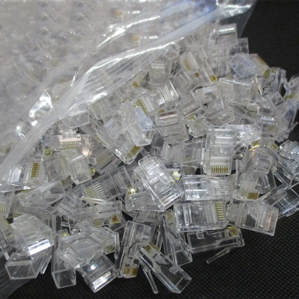 GRWIBEOU RJ45 CAT5 сетевые разъёмы 25 шт