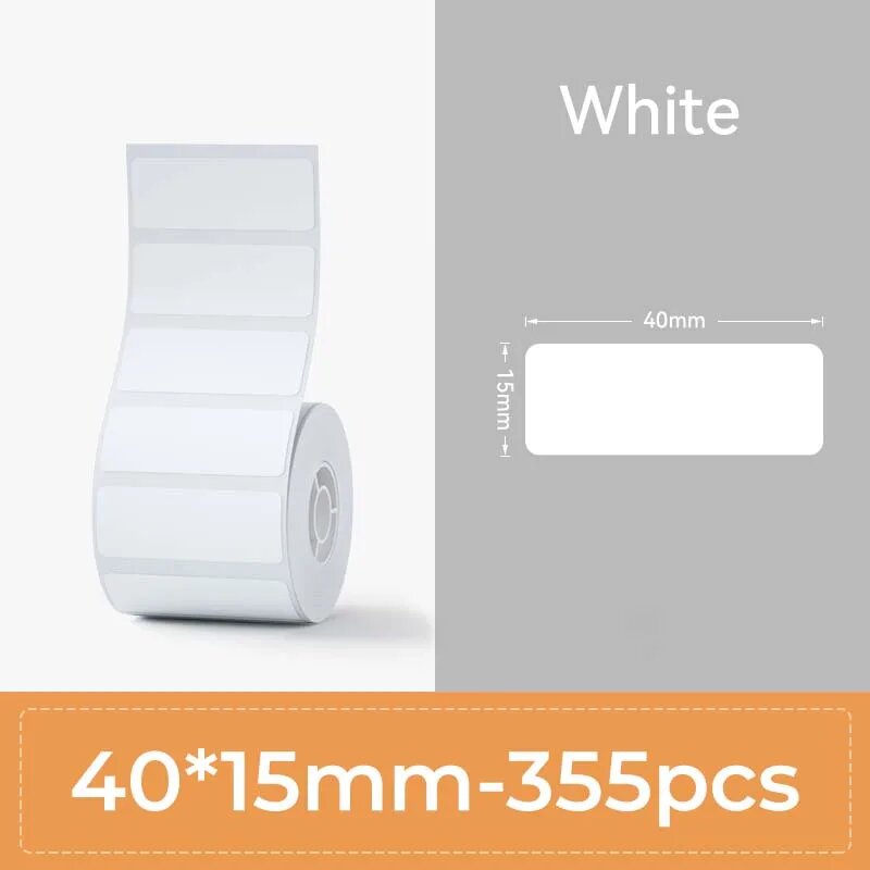 Этикетки NIIMBOT M2 для принтера M2 White 40x15mm