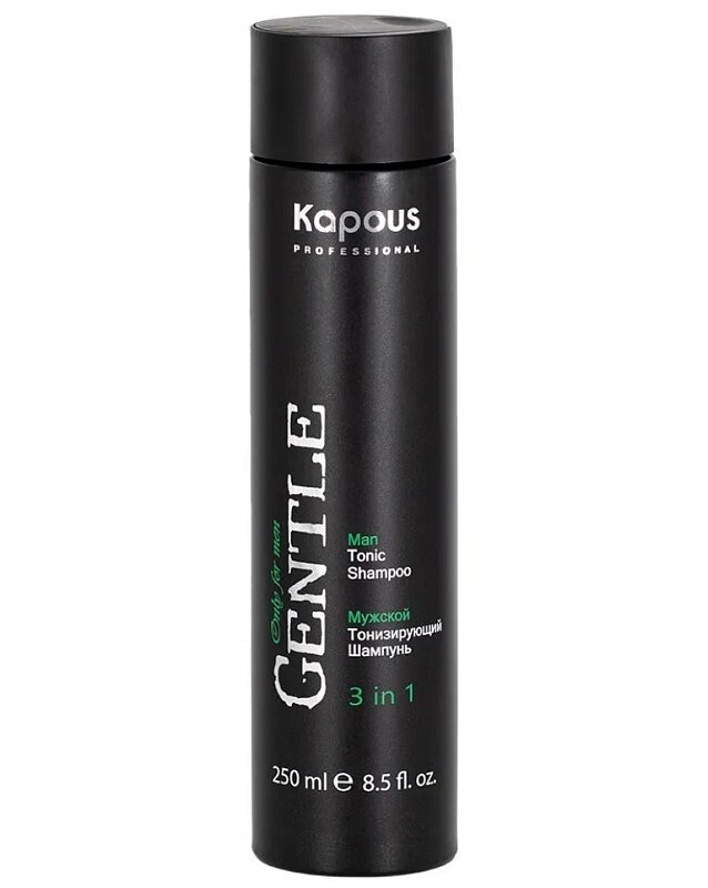 Мужской тонизирующий шампунь 3 в 1 Kapous Gentlemen 200 мл