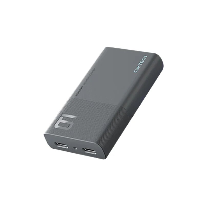 Внешний аккумулятор CUKTECH 10000mAh, 2xUSB, серый, Plug Type: US Standard