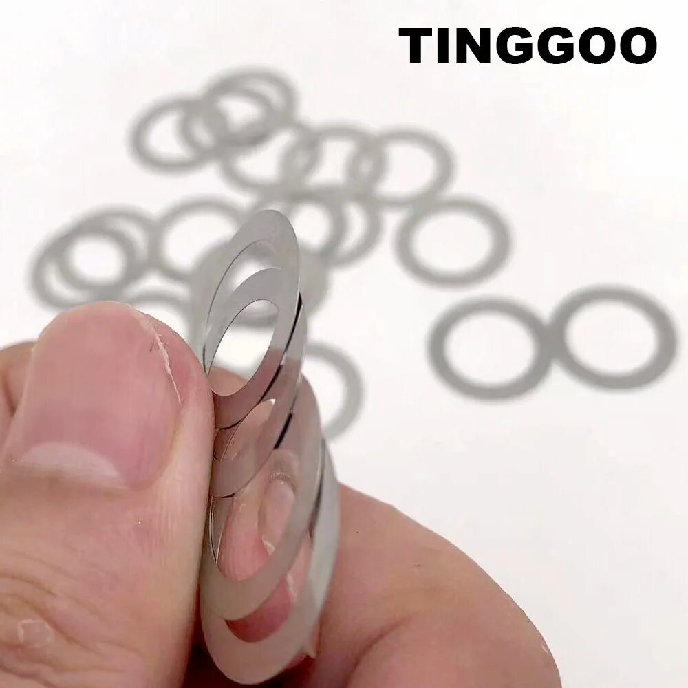 Шайбы ТINGGOO DIN988 из нержавеющей стали 304 М2-М40 0.2mm thick, 50pcs M4x6