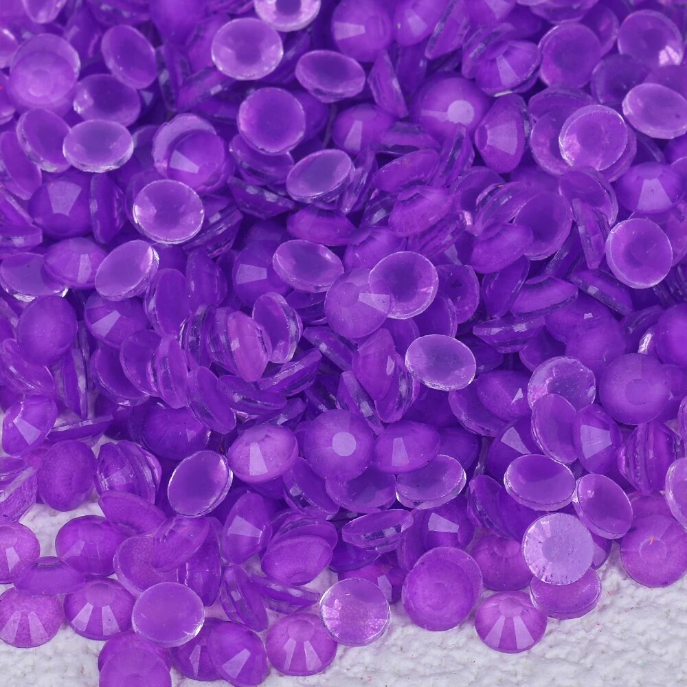 Прозрачные флуоресцентные кристаллы VC для декорирования Фиолетовый, ss20 1440pcs, Amethyst