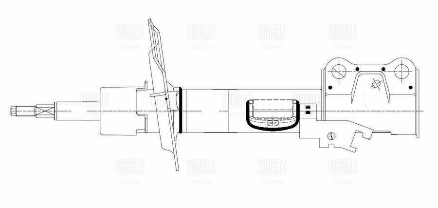 TRIALLI AG30358 Амортизатор Geely Emgrand X7 (16-) (стойка) перед. прав. (AG 30358)