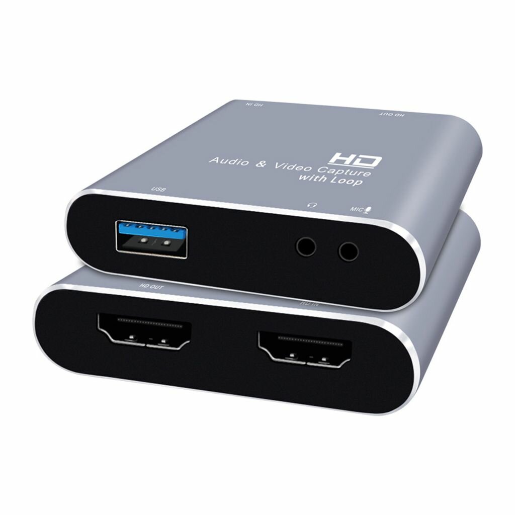 Карта видеозахвата USB 3.0 MyPads с разрешением 4K 60 кадров в секунду, совместимая с HDMI