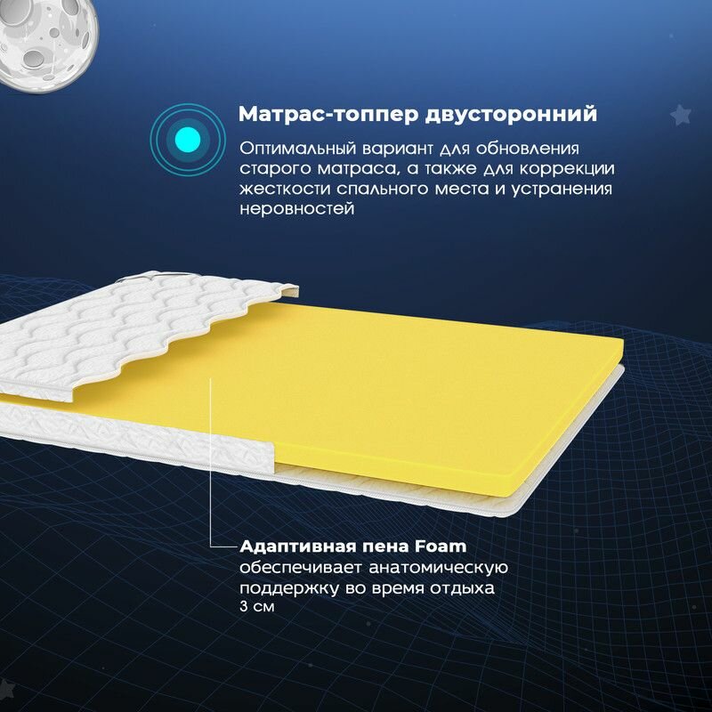 Матрас-топпер Dreamtec Correct Presso 70х180, на кровать, на диван, беспружинный — фото 1