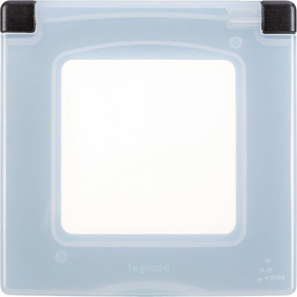 8 шт. Legrand INSPIRIA Антрацит Рамка с защитной крышкой IP 44, 673923