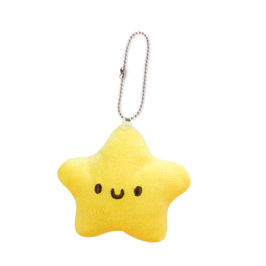 Игрушка Милая Звезда Плюшевая Игрушка Кукла Брелок Рюкзак Кошелек Сумка Кулон Очаровательная Пищащая Мягкая Кукла Подарок для Детей Девочек