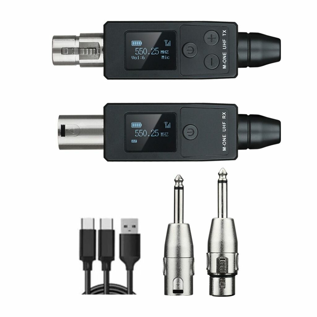 Беспроводная система для микрофона с передатчиком и приемником