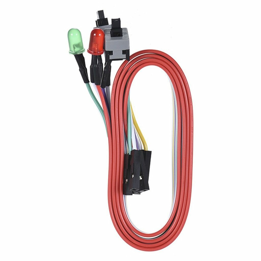 Кабель для сброса питания компьютера, светодиодные переключатели жесткого диска для материнских плат 26