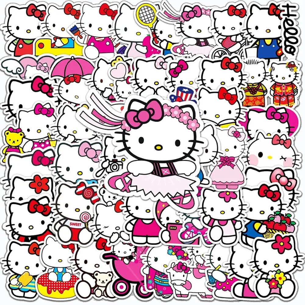 MINISO наклейки My Melody Kuromi Hello Kitty