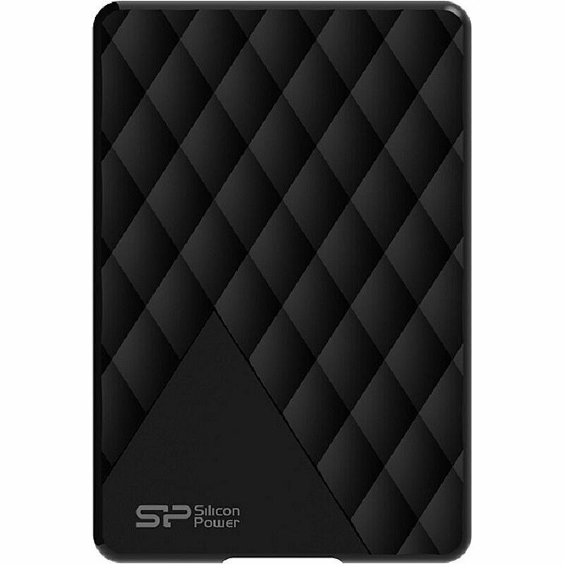 Жесткий диск Silicon Power Портативный, модель HDD Diamond D06, 2Tb, 2.5, Черный (SP020TbPHDD06S3K)