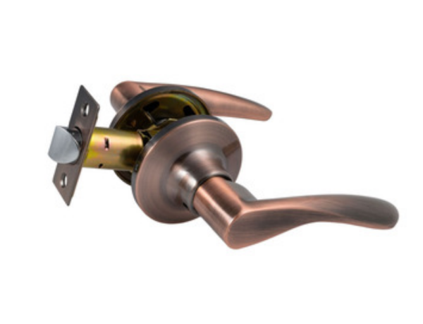 Ручка-Защелка дверная S-Locked 3901-05 РS AC медь