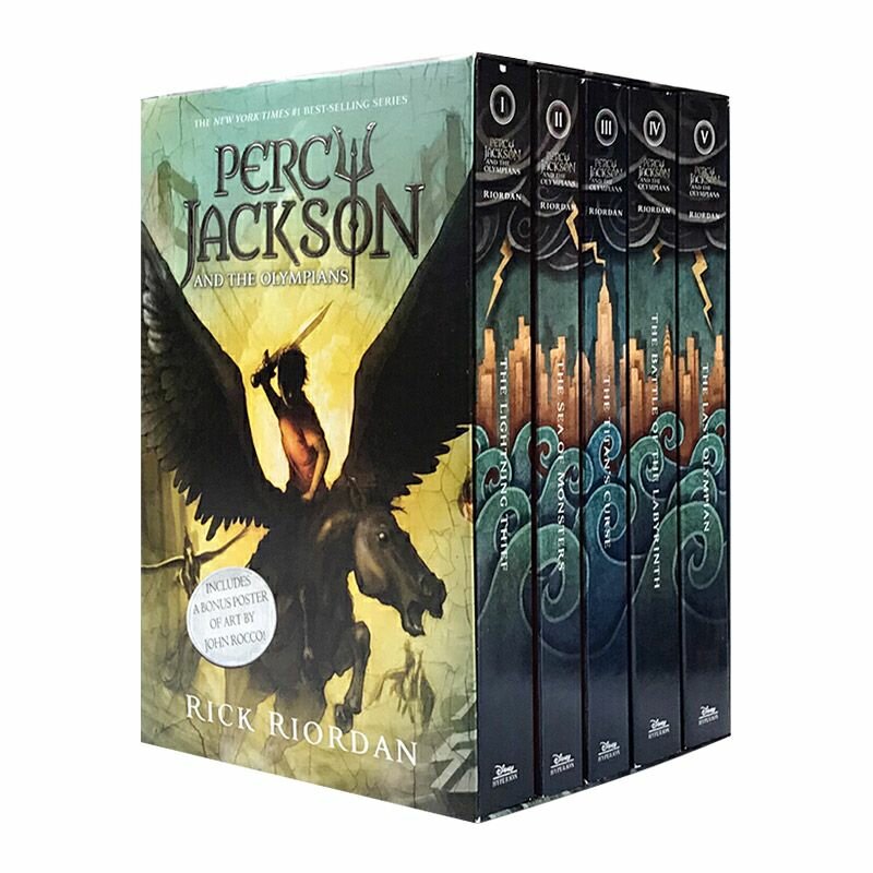 Percy Jackson boxed set Rick Riordan 1-5