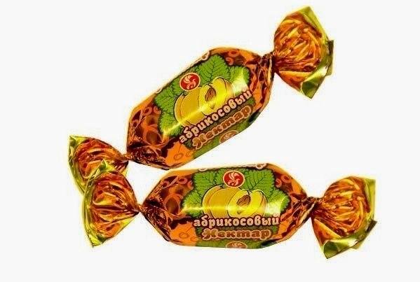 Шоколадные конфеты Абрикосовый нектар, 1 кг, Баян Сулу
