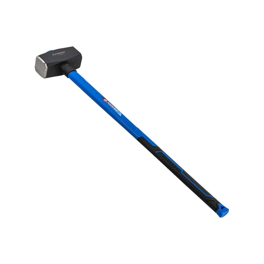 Кувалда с фибергласовой ручкой и резиновой противоскользящей накладкой Forsage (6000г, L ручки-800мм)
