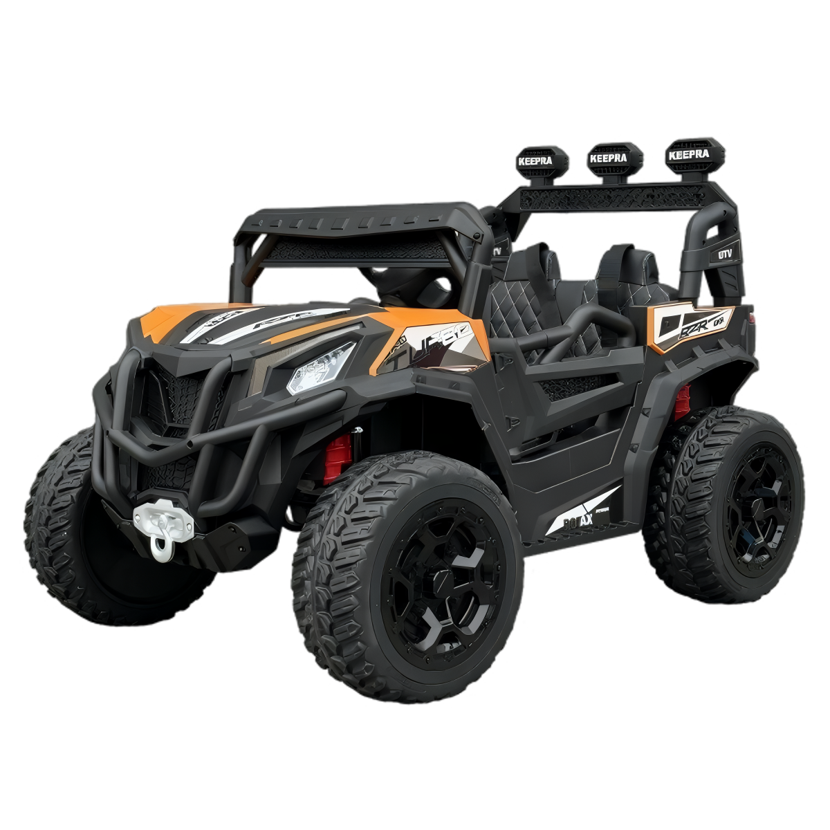 Электромобиль Buggy RF-101, 4WD, 3-скоростной, 12В, 10 Ач, оранжевый