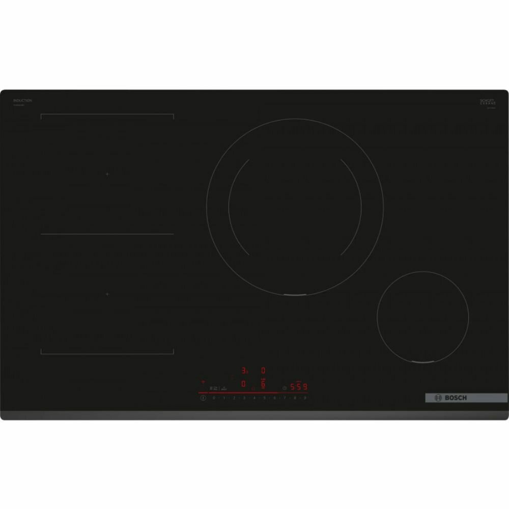 Варочная панель индукционная Bosch PVS831HB1E, черный