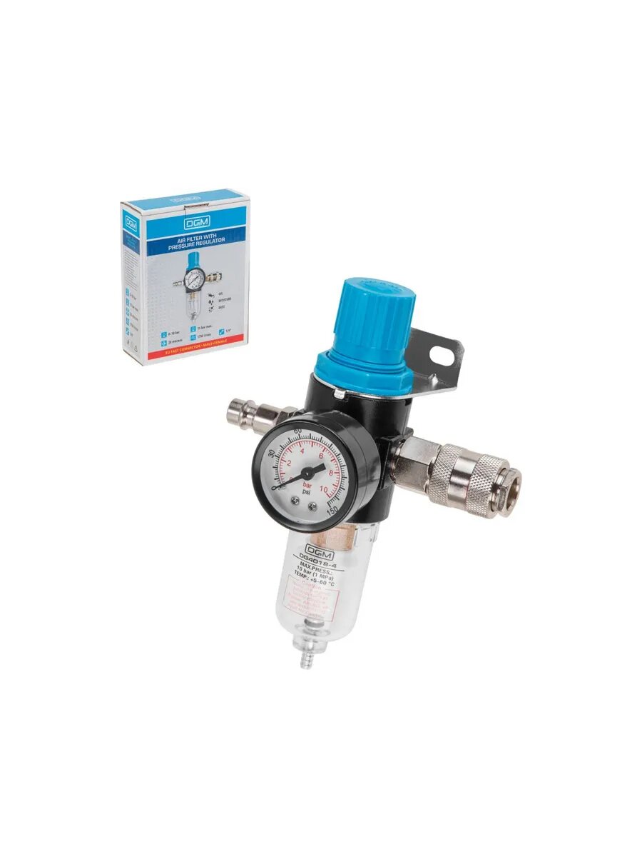 Фильтр воздушный DGM с регулятором давления, 1750 л/мин (DG4018-4)