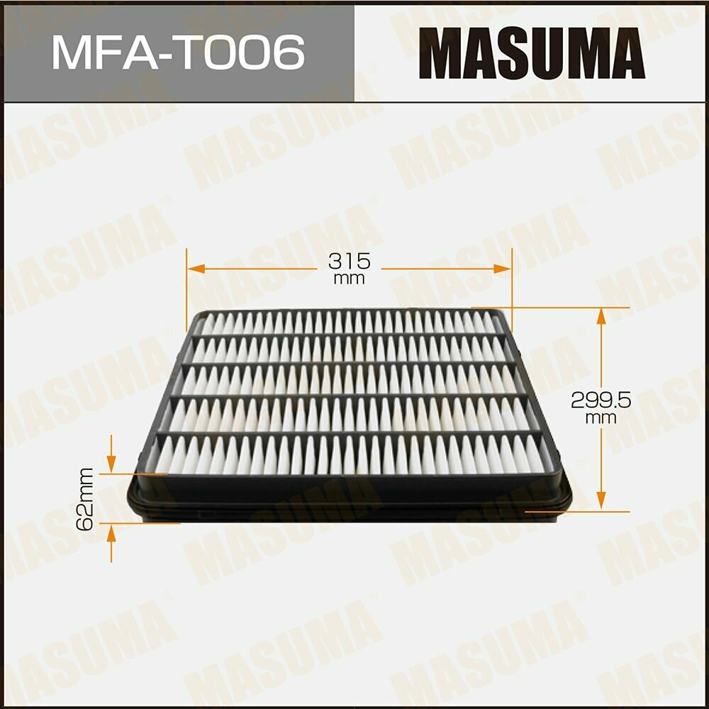 Фильтр воздушный Toyota Land Cruiser (J200) 07-; Lexus LX 15- (4.5D, 1VDFTV) MASUMA MFA-T006