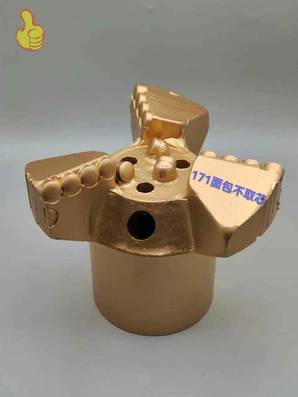 Геологическое буровое долото для отбора керна, трехлопастная композитная деталь без отбора керна, шаровая деталь