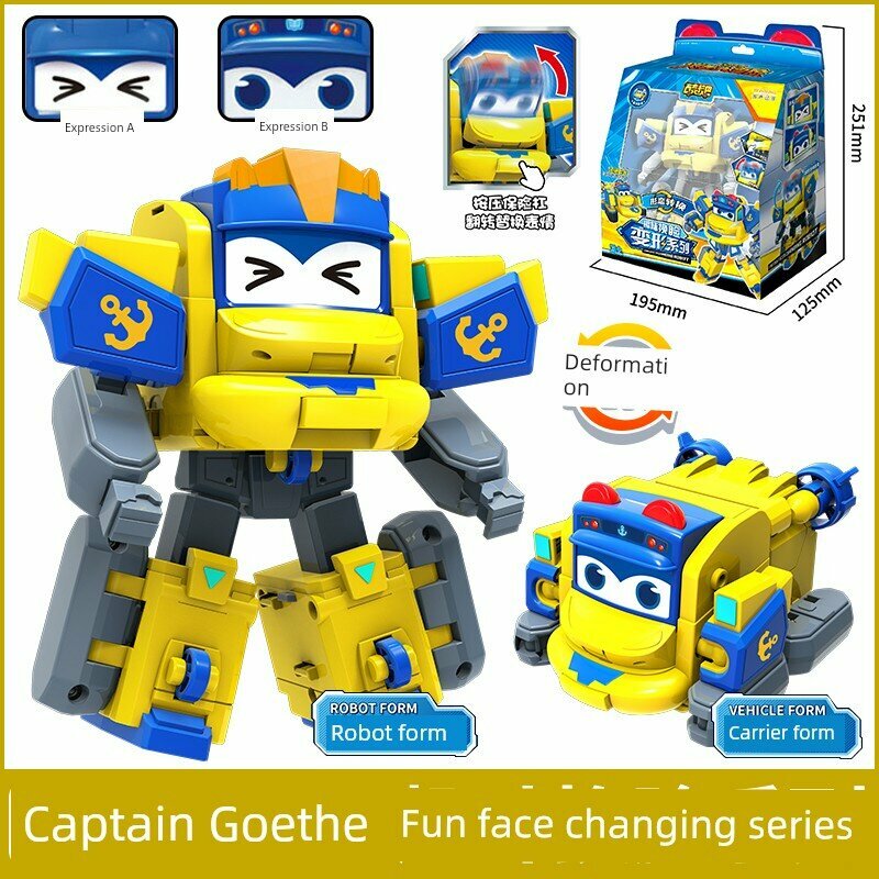 Разнообразие школьного автобуса Mars Adventure Doctor Goethe, забавный робот-трансформер для смены лица, детская