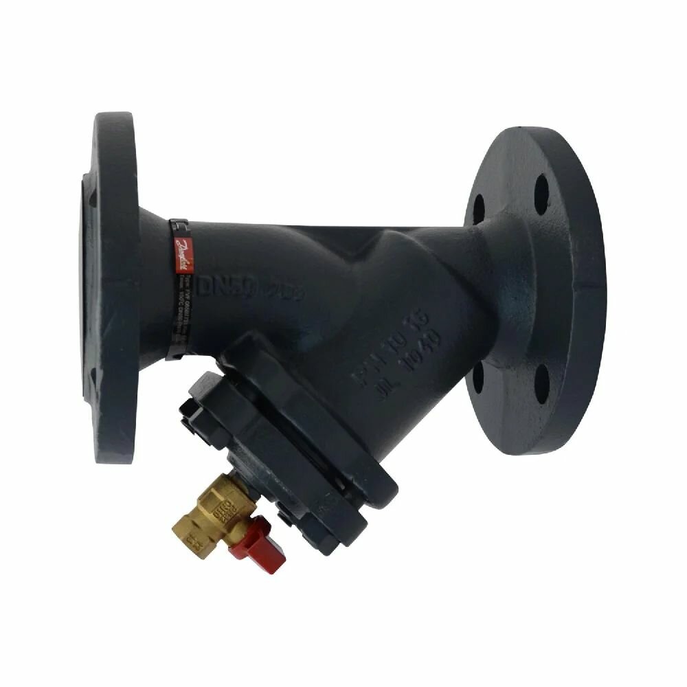 Фильтр сетчатый FVF Ду20 со сливным краном, чугун, фланцевый Ру16 DANFOSS 065B7727