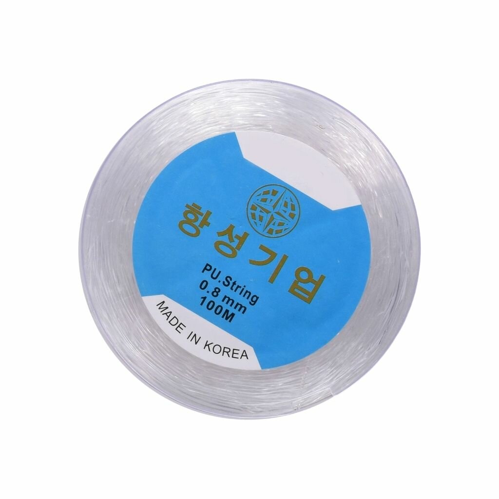 100 метров прозрачной бисерной хрустальной нити diy-0,8 мм