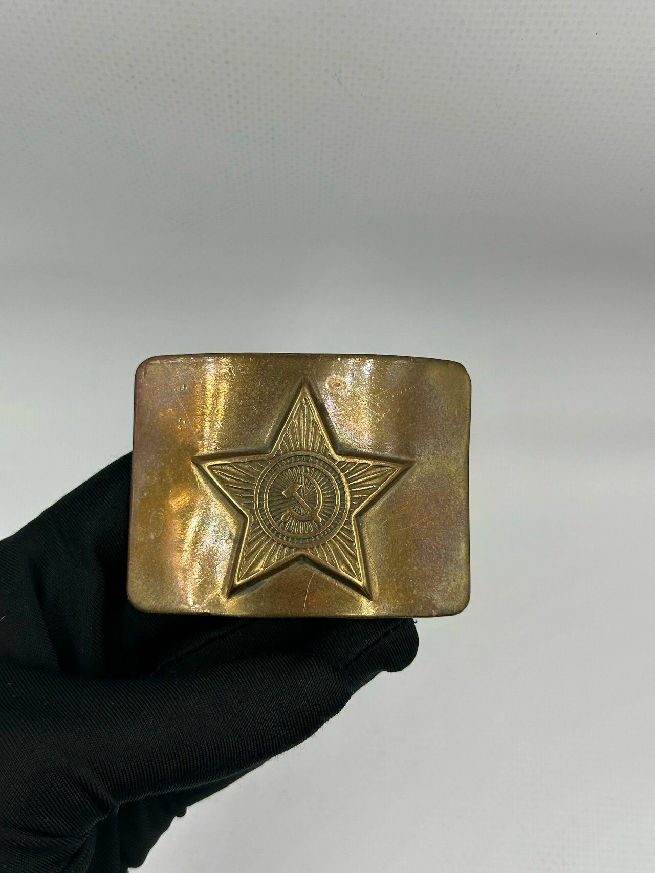 Бляха Солдатская СА Армия! СССР Латунь! Дембельская!