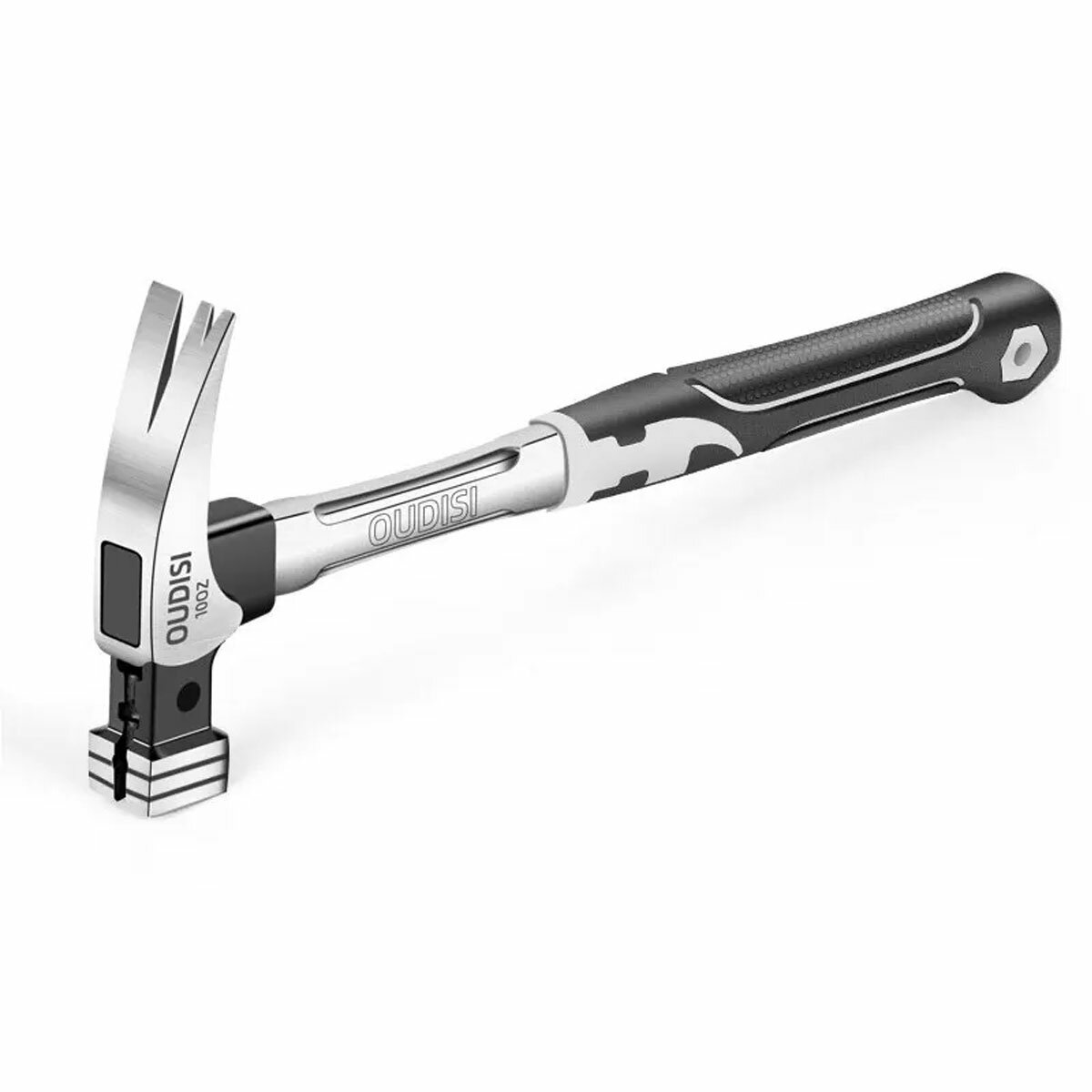 Клешень молоток Стальной ручка Клешень молоток Молоток стальной 10oz Квадратная голова Стальная ручка Клешень молоток 36см Длина Высота головки молотка 12,5см Материал Высокий углеродистый сталь Модель 10oz