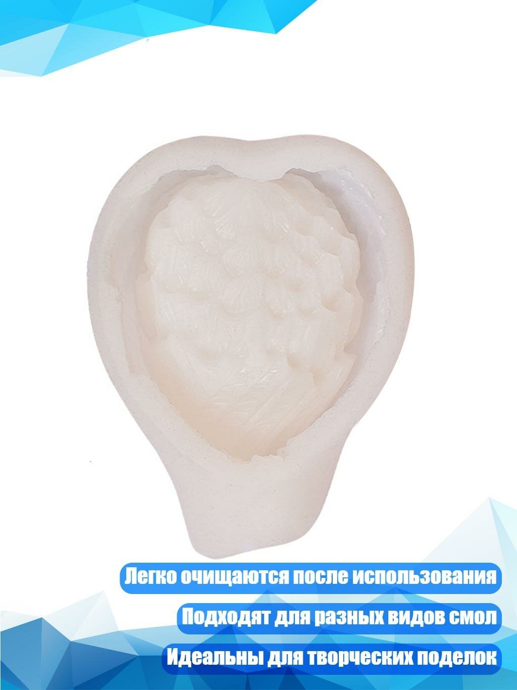 Силиконовые формы для подставок под чашки в виде крыла и пера