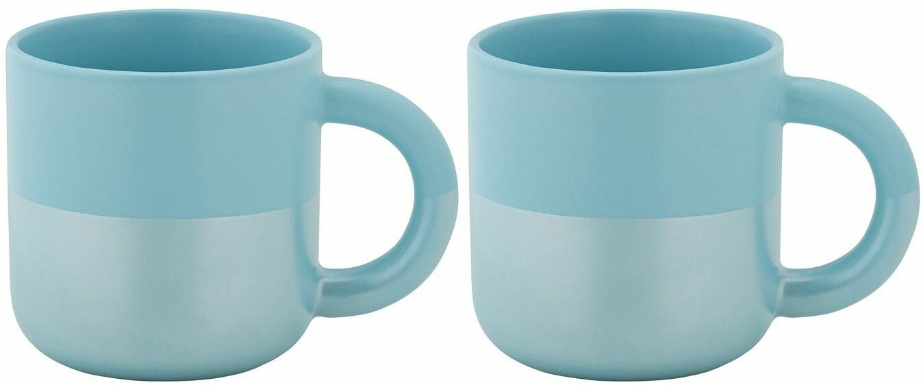 Набор из 2 кружек Maxwell & Williams Горизонт 350 мл, фарфор, чашки для чая и кофе 2 шт