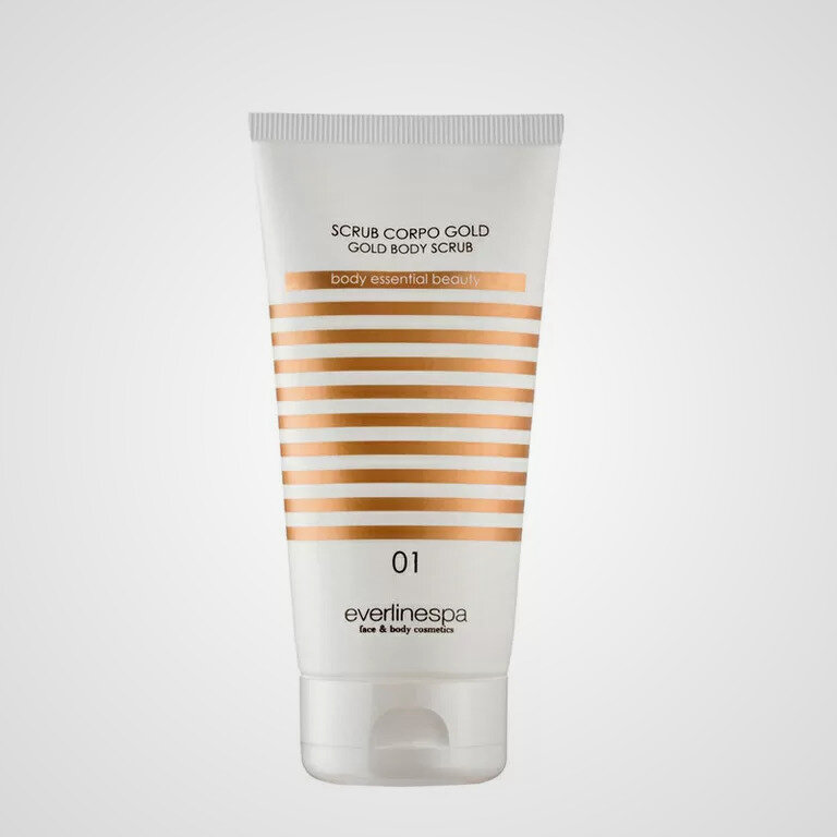 Скраб для тела с чистым золотом 150 мл EVERLINE SPA Gold Body Scrub Скраб 150 мл