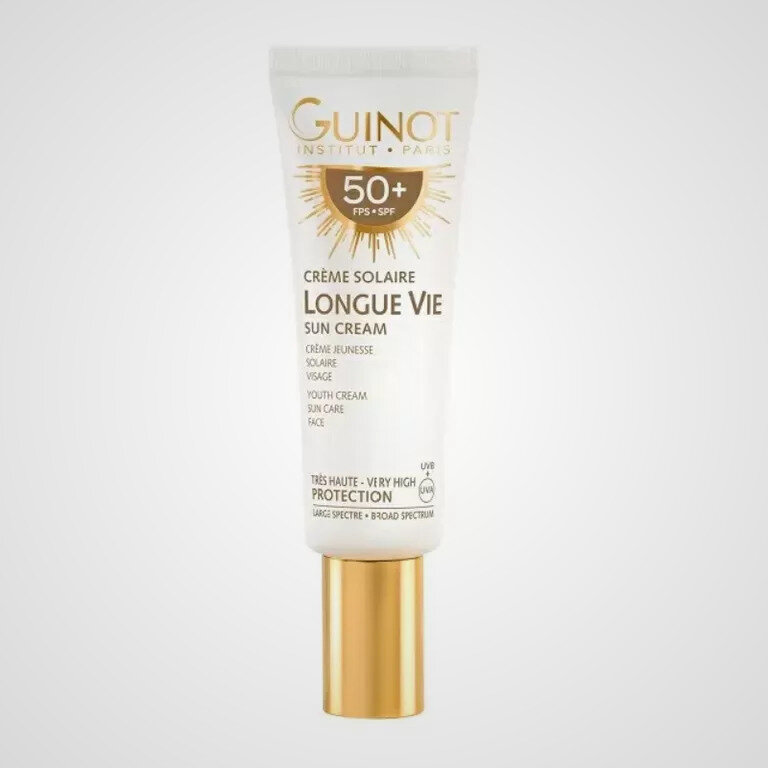 Омолаживающий лифтинг-крем для лица с 56 комп. SPF 50+ 50 мл GUINOT Creme Solaire Longue Vie SPF50+ Крем 50 мл