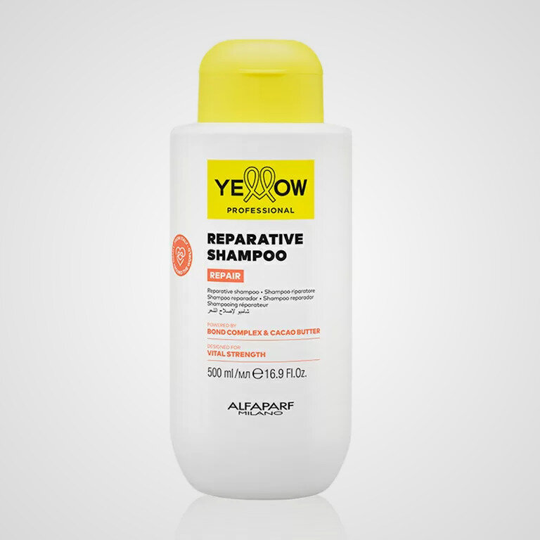 Реконструирующий шампунь для повреждённых волос 500 мл YELLOW PROFESSIONAL REPARATIVE SHAMPOO Шампунь 500 мл