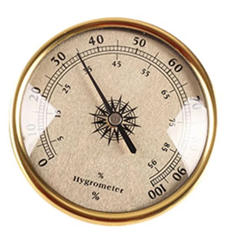 Набор барометр гигрометр термометр 72мм для дома, Золото - Измеритель влажности