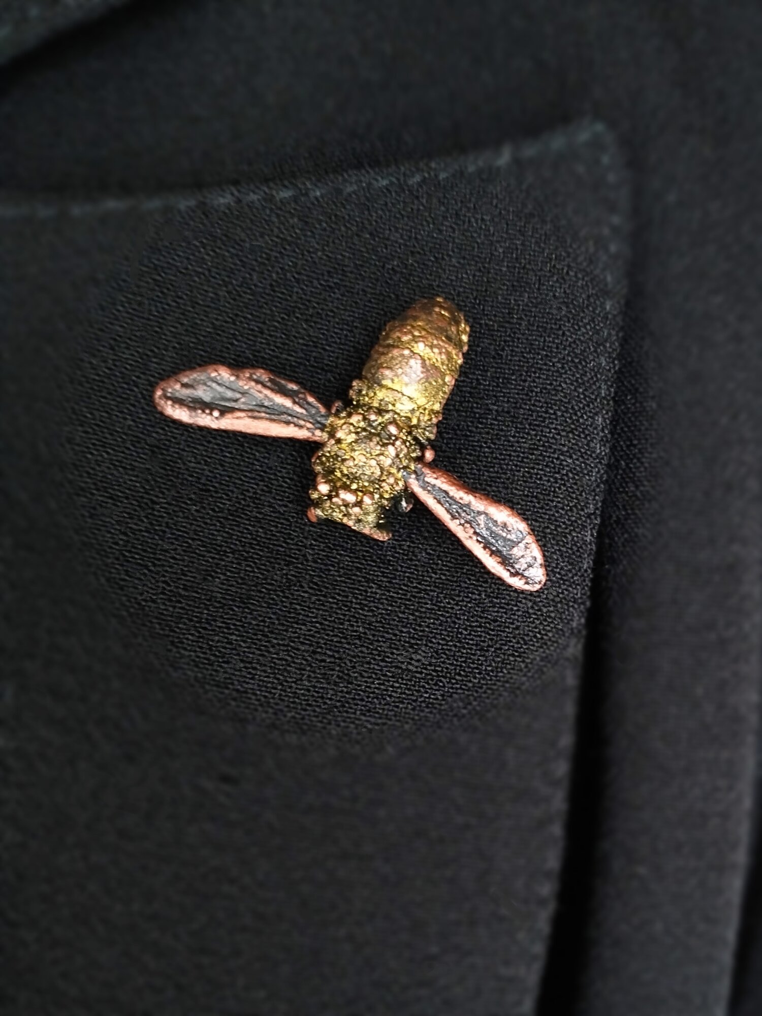 Брошь Медная мастерская GALATEA