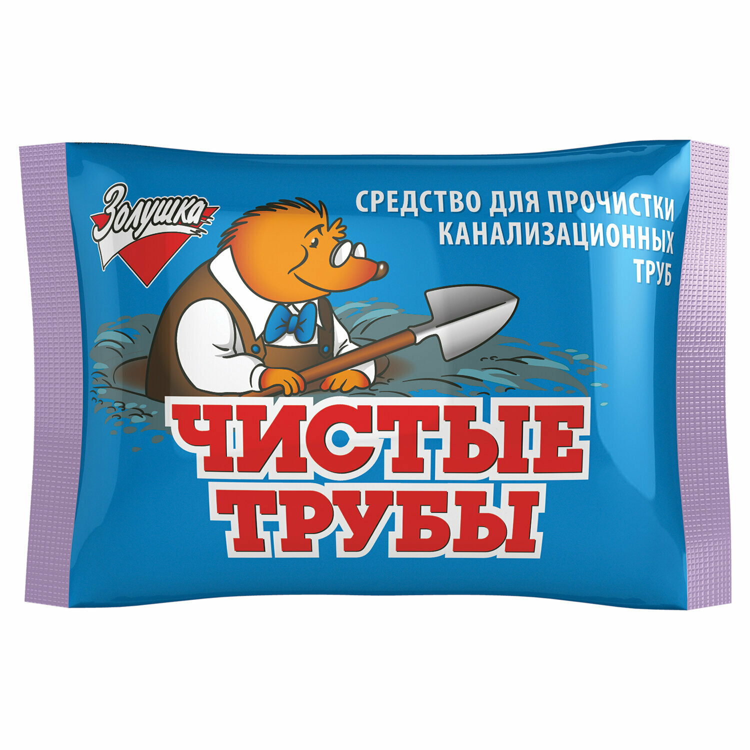 Средство для прочистки канализационных труб 90 г чистые трубы (ТИП крот) порошок, Б34-2 (10 шт)