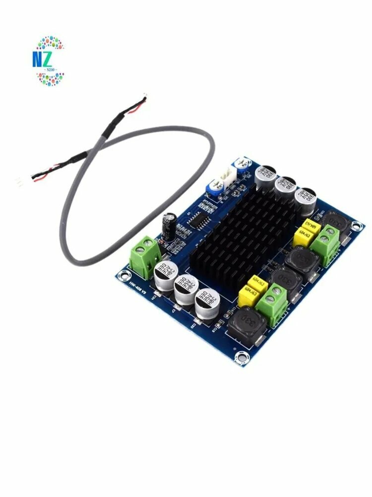 (B R O W) TPA3116D2 TPA3116 двухканальный стерео мощный цифровой аудио усилитель мощности доска 2X120 Вт Amplificador DIY модуль XH-M543