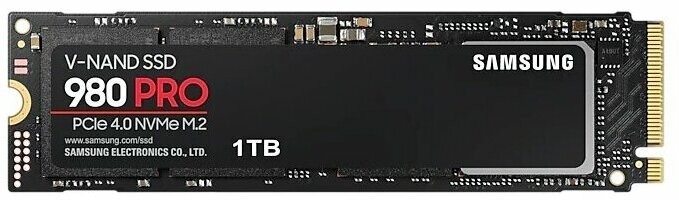 Твердотельный накопитель Samsung 980 PRO 1 ТБ M.2 MZ-V8P1T0BW