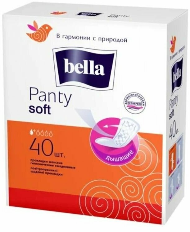 Белла Прокладки гигиенические, Panty soft, 40 шт