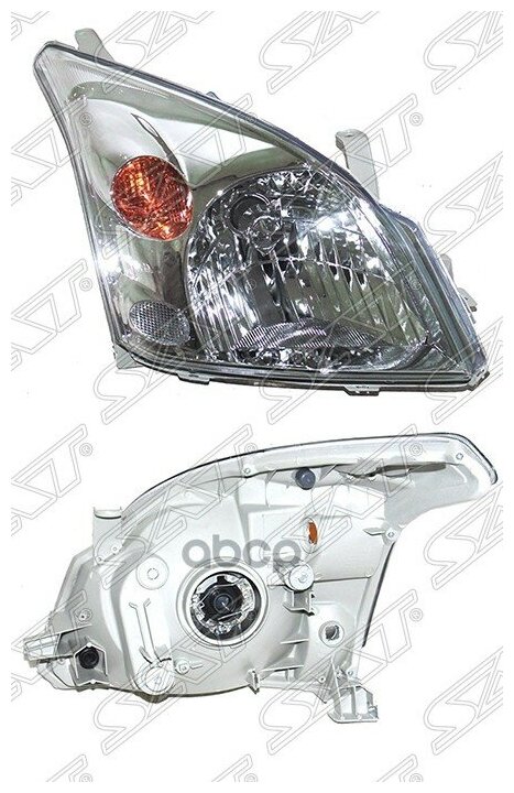 Фара Toyota Land Cruiser Prado (J120) 02-09 (Справа/ Галоген/ С электрокорректором) Sat арт. ST21211D7R
