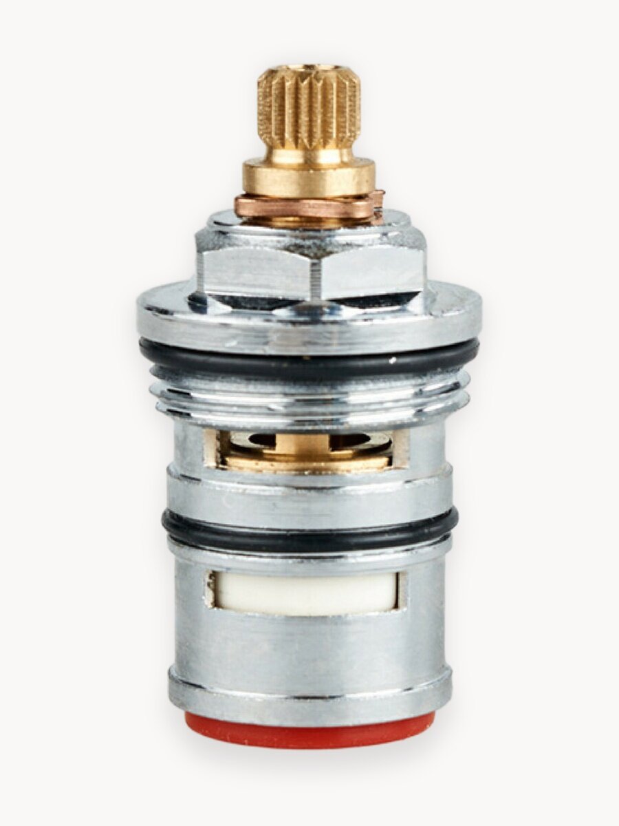 Дивертор для смесителя, латунь, керамика, 49 мм, поворотный, IDDIS, 997BC149SM