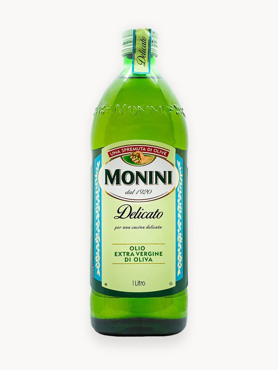 Оливковое масло Monini Extra Virgin "Delicato" нерафинированное 1 л