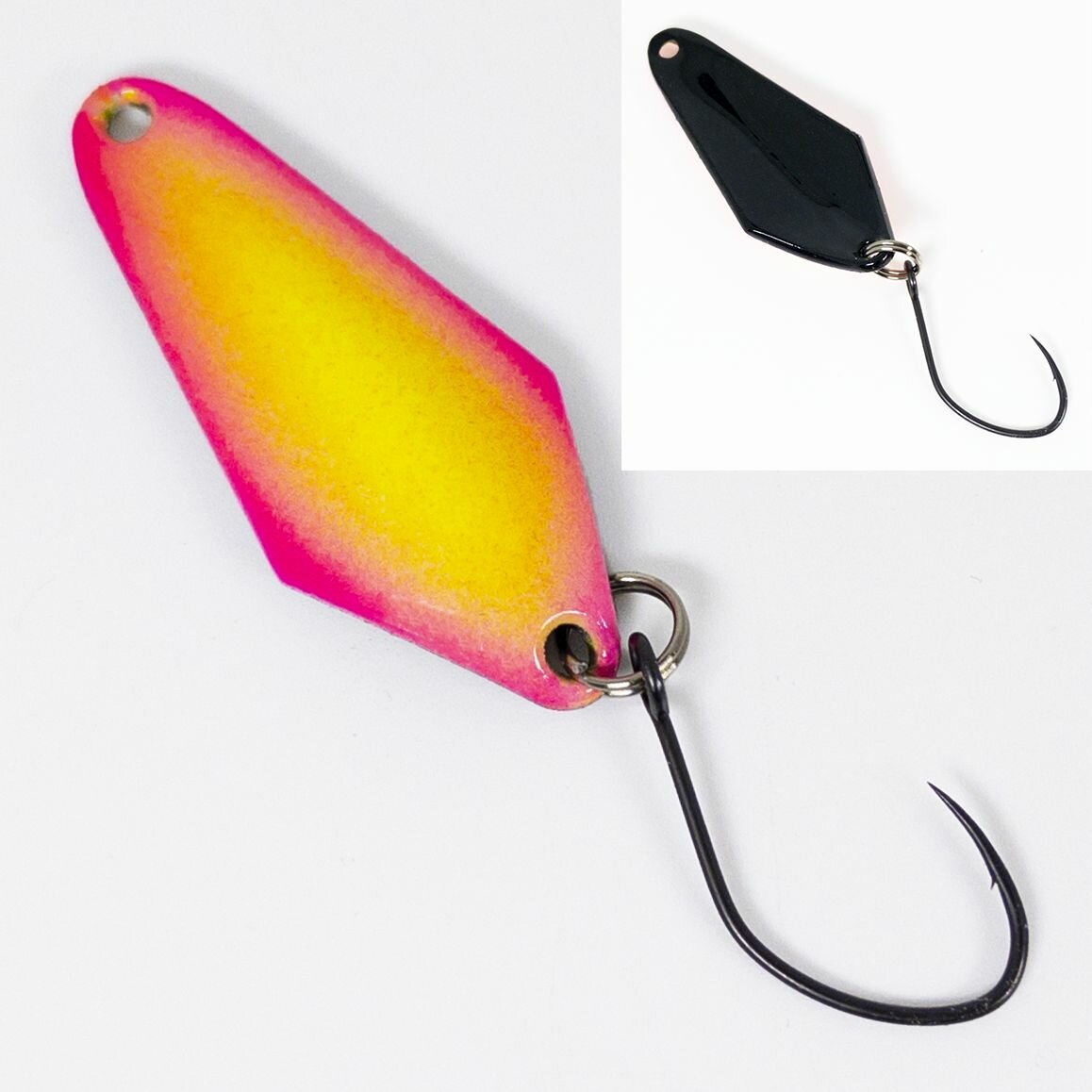 Блесна колебалка Зябликов Ромбик 3.2cм. 3.5гр fluo