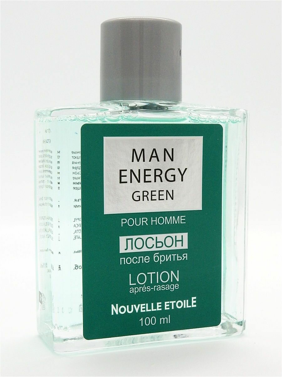 Новая Заря / Спиртовой Лосьон после бритья Мэн Энержи Грин 100 мл.