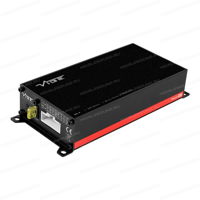 Усилитель автомобильный Vibe POWERBOX65.4M-V7, мощность 65Вт, 4 канала, 20Гц-20кГц